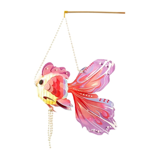 Mid-Autumn Festival Lantern, DIY Portable Lantern, Koi Lantern, Fish ...