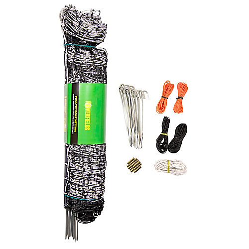 Electric Poultry and Goat Netting White - Walmart.com