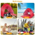iMounTEK Easy Set Up Pop Up Sun Shade, UV Protection Beach Tent for ...