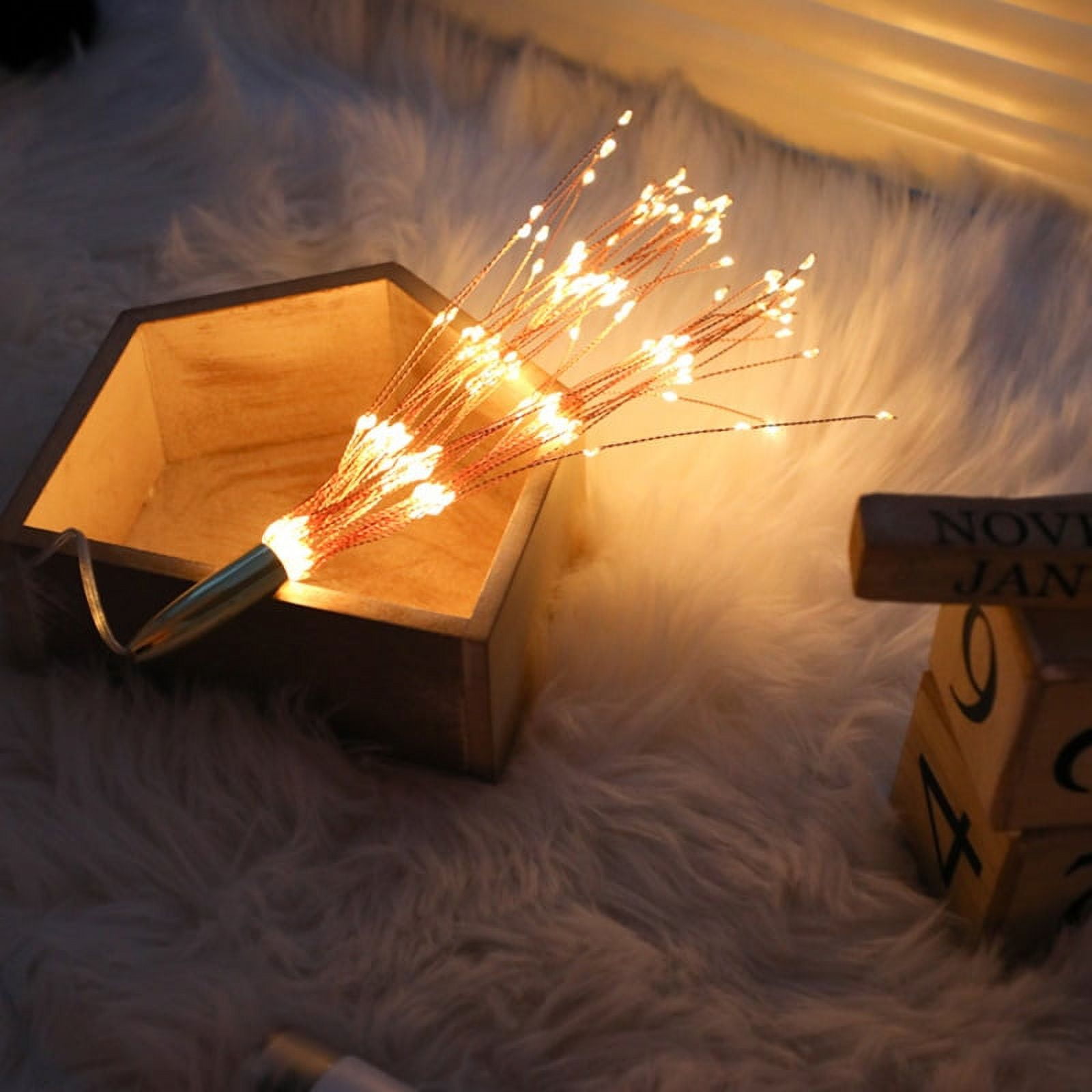 NOGIS 1 Pcs Fairy Christmas String Lights Copper Wire Lights NOGIS 1 Pcs Fairy Christmas String Lights Copper Wire Lights