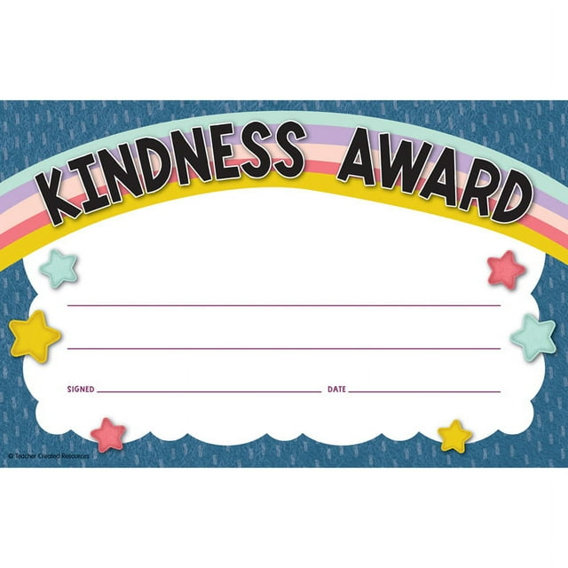 TEACHER CREATED RESOURCES (6 PK) OH HPPY DAY KINDNESS AWARDS - Walmart.ca