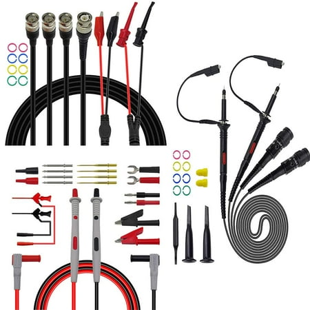 Multimeter Leads Kit, Professional Multimeter Test Leads Set with ...