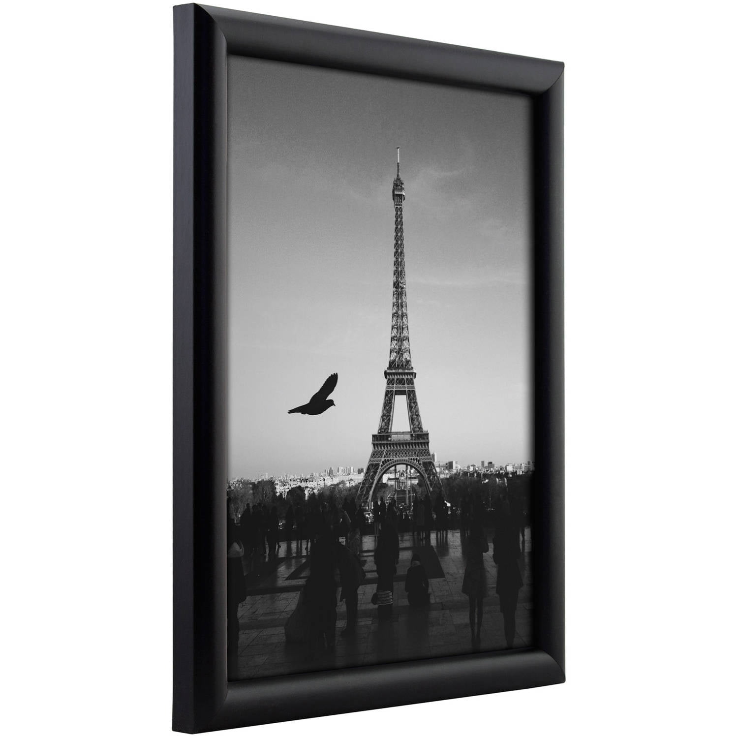 Bullnose Contemporary Black Composite Picture Frame - Walmart.com