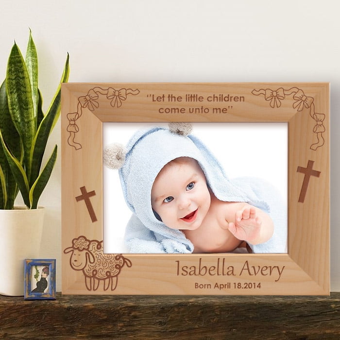 Little Children Personalized Wooden Photo Frame-7" x 5" (Horizontal ...