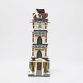 Menards Christmas Village Clock Tower Holiday House Prelit Building ...