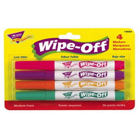 Trend Enterprises Inc. T-98004 Wipe Off Marker Title With 4 New Co Lors ...