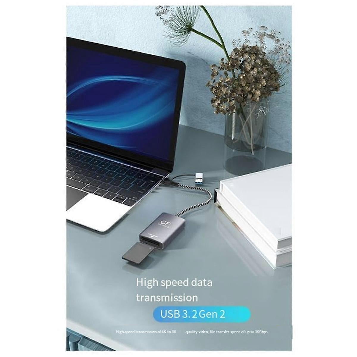 2 in 1 Express Type B Card Reader Express Card Reader Type B Adapter ...