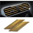 20 Pieces Car Air Conditioner Decoration Strip for Vent Outlet ...