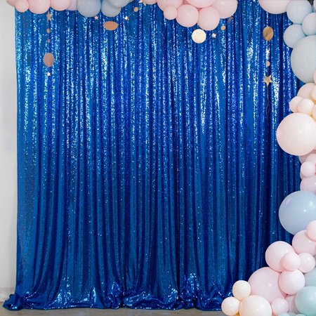 Sequin Backdrop 8FTx10FT Royal Blue Sequin Wedding Backdrop Photo ...