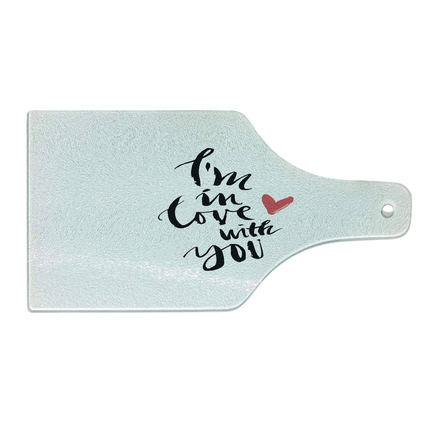 Love Cutting Board, Brush Stroke Effect Style Calligraphy Art ...