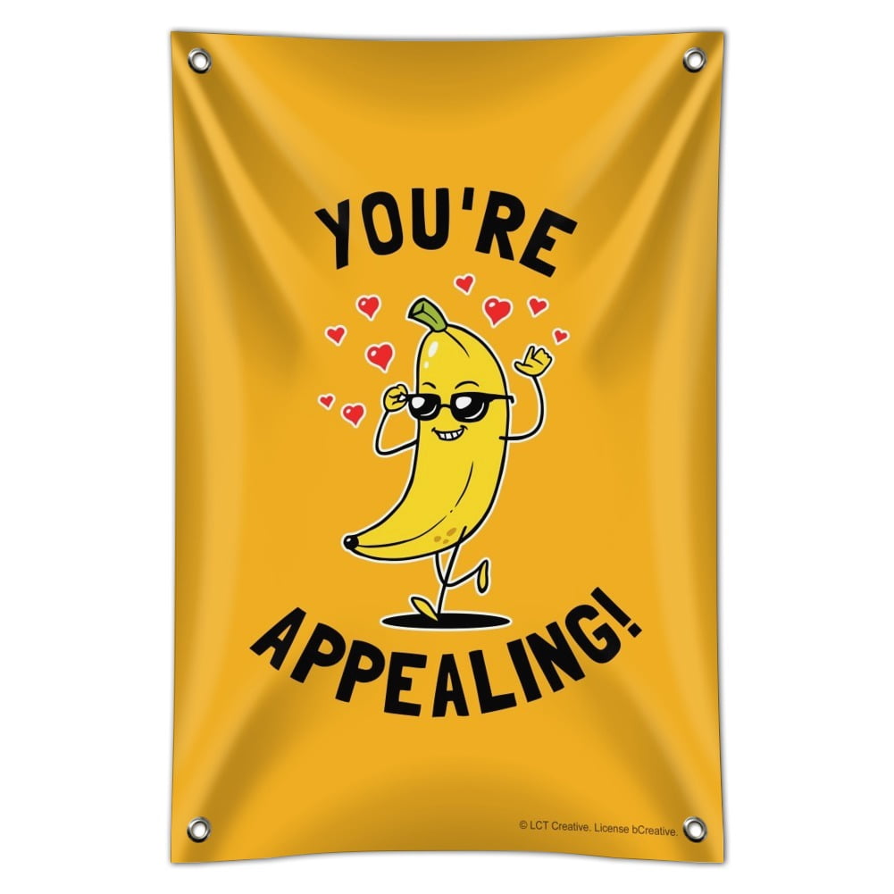 You're Appealing Banana Funny Humor Home Business Office Sign - Walmart.com
