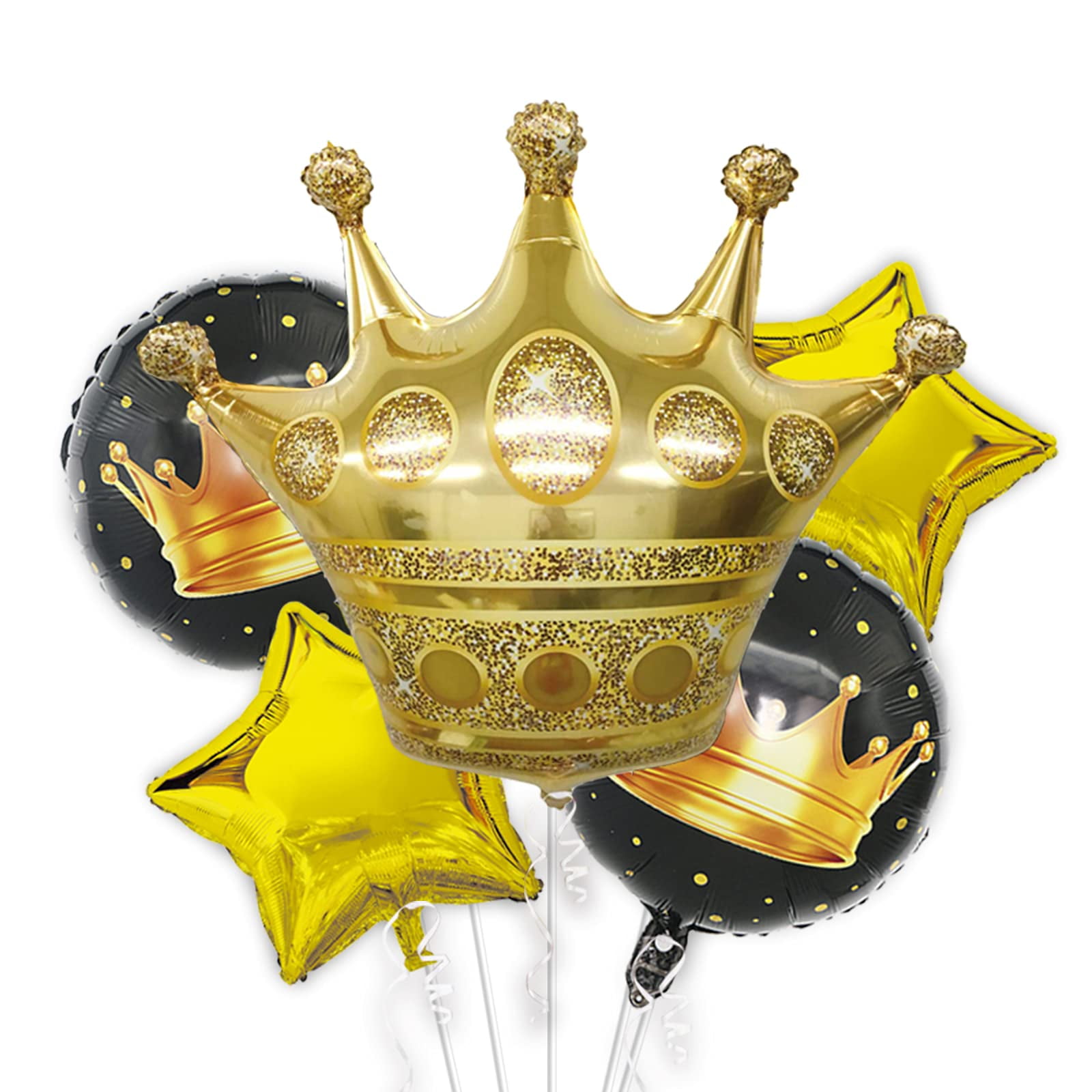 Buy Giant Gold Crown Foil Helium Balloon For GBP Card Factory UK ...