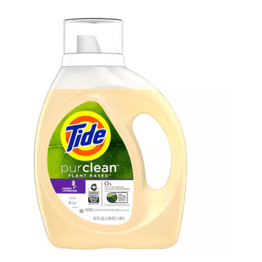 Tide Purclean Honey Lavender, 48 Load Free Wash, Plant-based Liquid ...