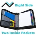 Case-it The Z Shape Zipper Binder - Two Binders in One - Double Sided 1 ...