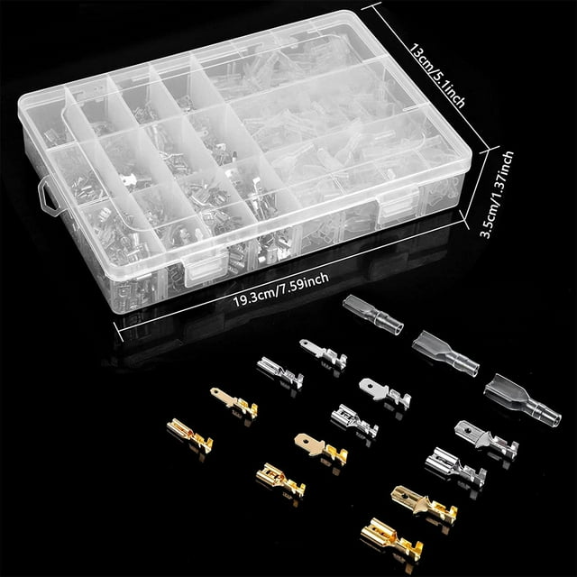 900 Pieces Waterproof Electrical Wire Connectors, Quick Disconnect ...