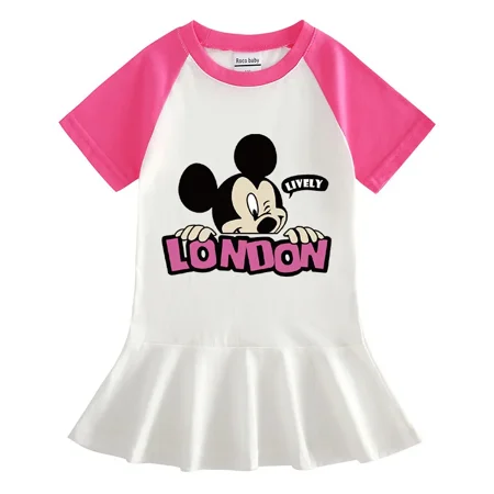 MINISO Disney Mickey Mouse et Donald Duck 2023 Été Nouvelle Robe de ...