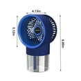 IMossad Portable Rechargeable Electric Fan with Cooler Spray Humidifier ...