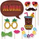 Big Dot of Happiness Tiki Luau - Tropical Hawaiian Summer Party Photo Booth Props Kit - 20 Count ...