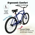 Tracer Products, Beach Cruiser Bike, 26 inch, Single Speed Blue ...