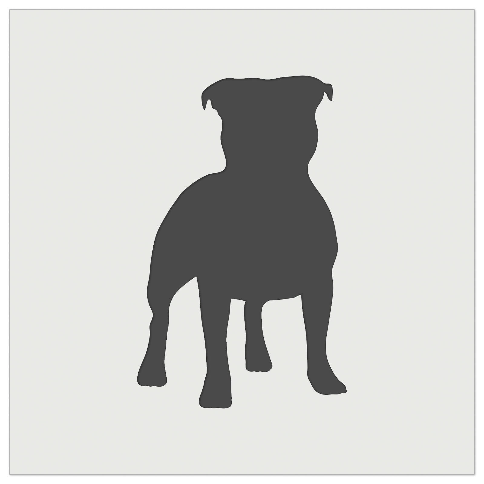 Staffordshire Bull Terrier Dog Solid DIY Cookie Wall Craft Stencil - 3. ...