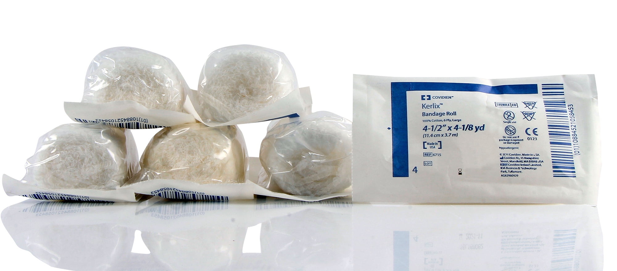 Kerlix Sterile Bandage Roll - 4-1/2" x 4-1/8" - Pack of 6 Rolls ...