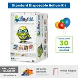 Balloonee Standard Disposable Helium Party Kit, Helium Tank for ...
