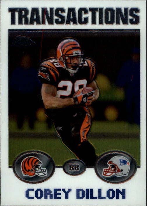2004 Topps Chrome #111 Corey Dillon NFL Football Trading Card - Walmart.com