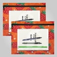 A4 File Binder 2Pack Pouch Pencil Work & Study File Pouch Cheerful Hand ...