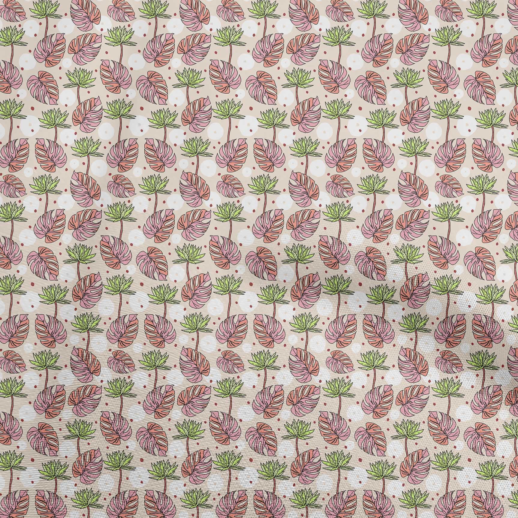 oneOone Silk Tabby Peach Fabric Tropical Diy Clothing Quilting Fabric ...
