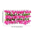 Artificial Hedge Fence, Faux Leaf Screen Panel, Expandable Decorative ...