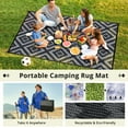 GOTGELIF 9x12 Outdoor Rug Waterproof Outdoor Area Rug Reversible ...