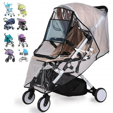 Cart Rain Cover Super Thick Windshield Stroller Raincoat Weatherproof ...