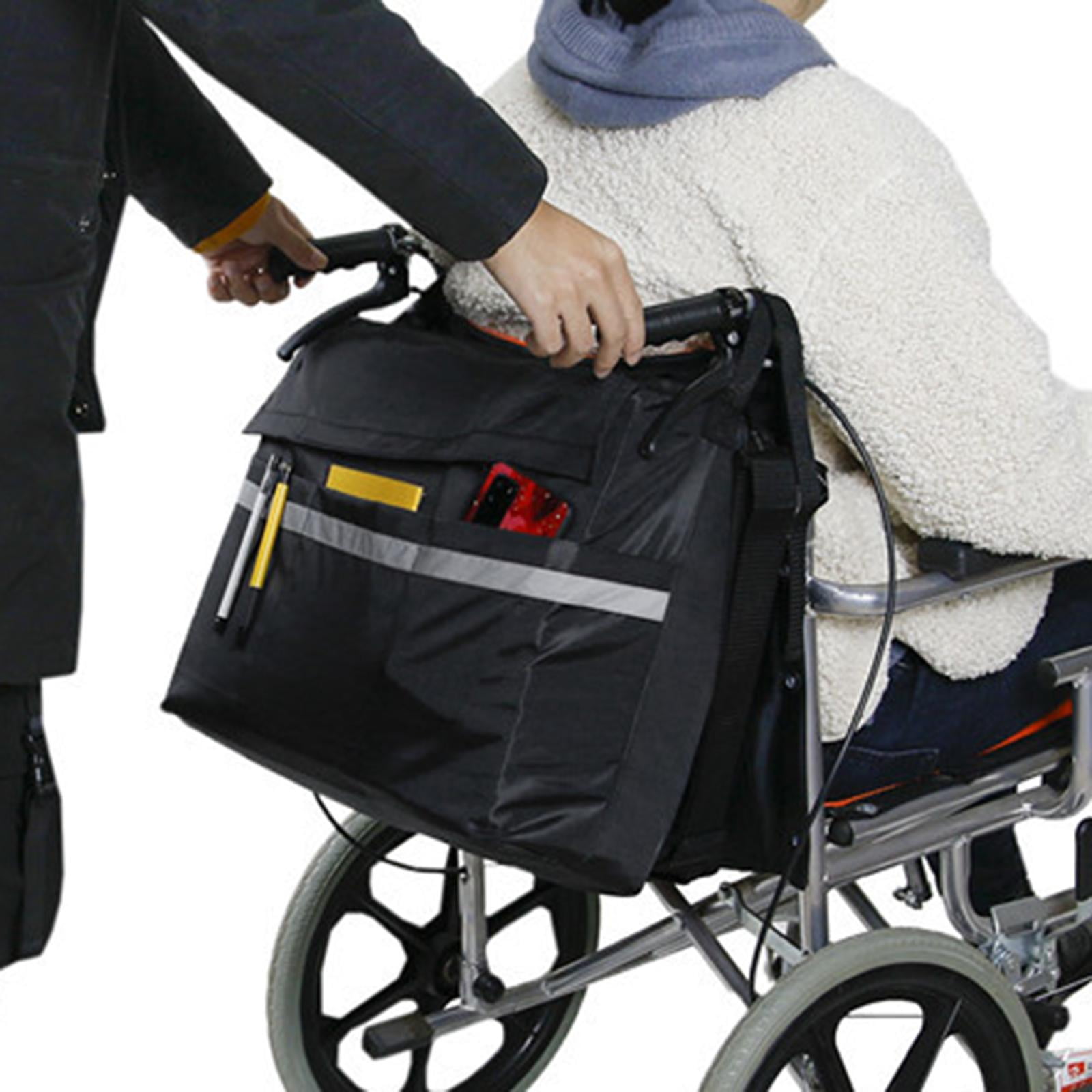 Click here for Elodie Wheelchair Bag Black Large Capacity Polyest... prices