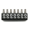 TMAX 7pc 1" T20 Torx Bit Set - Quick Change Star Driver Bits for T20 (T-20) Screws and Heads ...