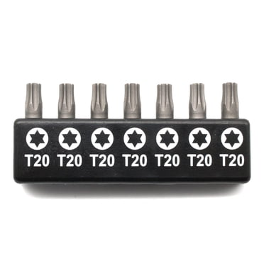 TMAX 7pc 1" T20 Torx Bit Set - Quick Change Star Driver Bits for T20 (T ...