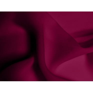 Extra Wide Polyester Chiffon (110”) Fabric - White Sheer By The Yard ...