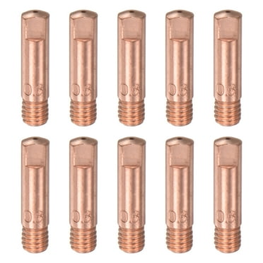 UKLL-MIG MAG Contact Tips .030" 0.8mm M6 140.0059 & Tips Holder Diffuser 002.0078 Conical Gas ...