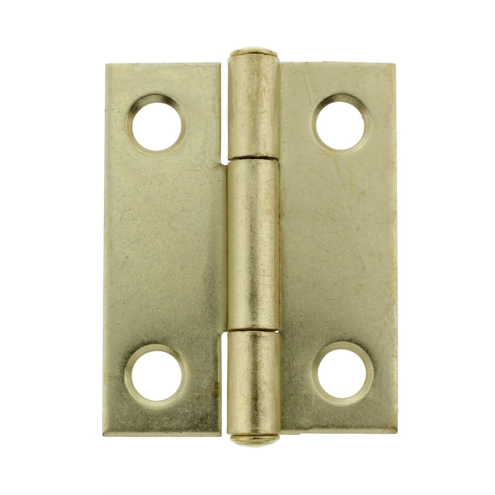 Bulldog Hardware 1 in. Utility Hinge, Brass Plated, 2 Pack - Walmart ...