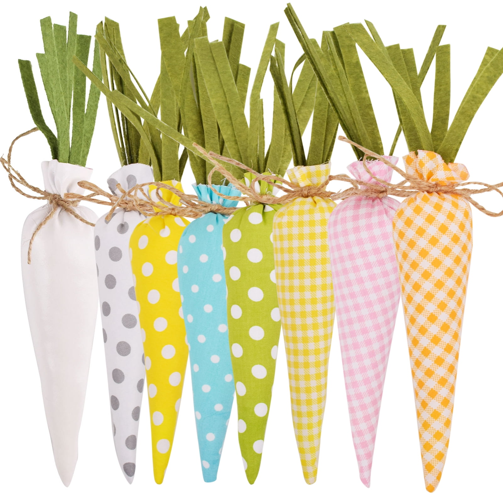 D-GROEE 5PCS Easter Artificial Adorable Carrot Shape Fabric Simulation ...