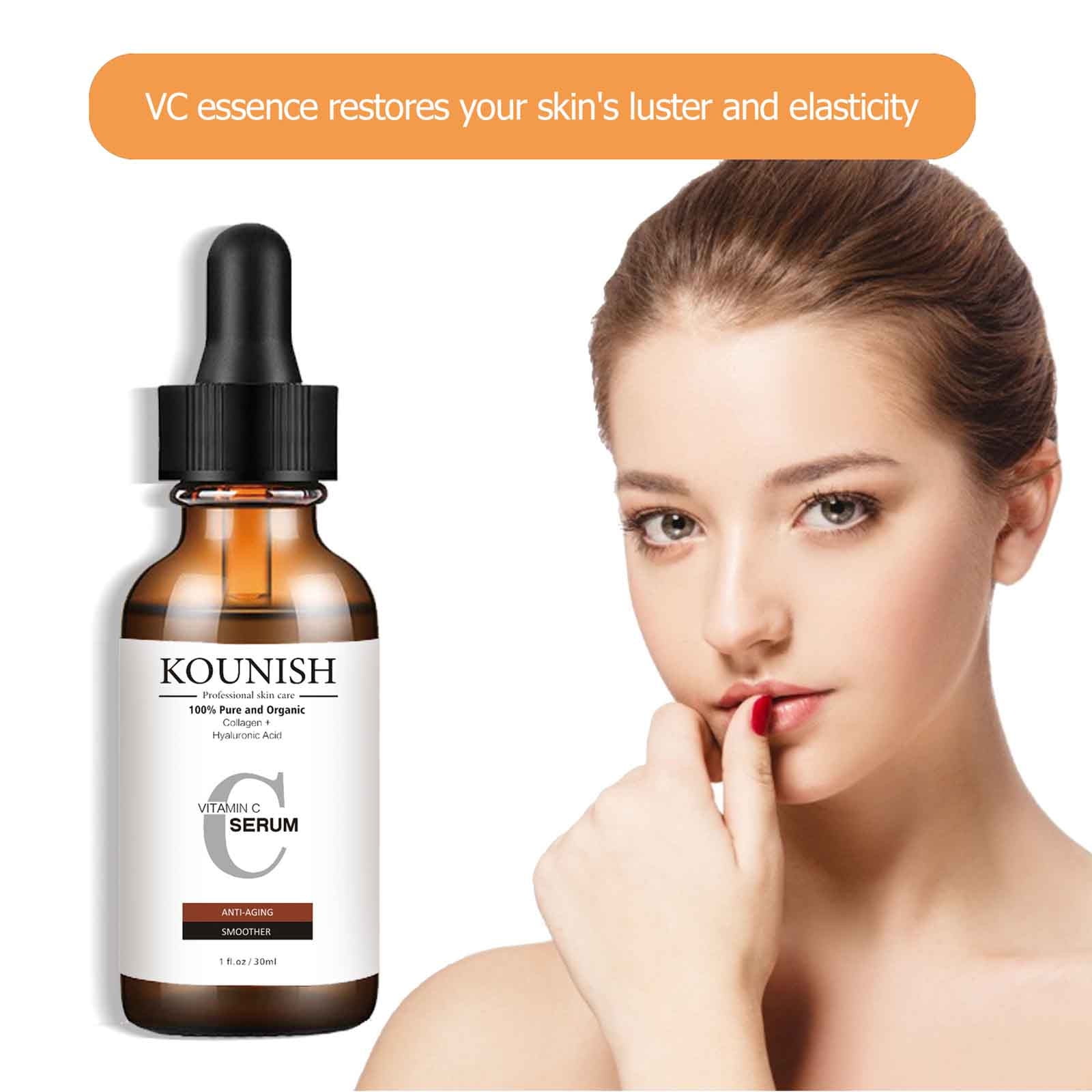 Fiudx Suero de Vitamina C, Esencia Facial Radiante, Gotas para La Piel ...