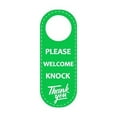 Door Hanger Tags PU Leather Cleaning Label Do Not Disturb Signs Double ...