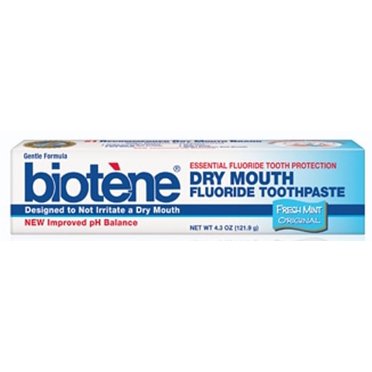 Biotene Dry Mouth Toothpaste, Fresh Mint Original Gentle Formula ...