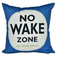Simply Daisy 16" x 16" Nap Zone Word Print Pillow - Walmart.com