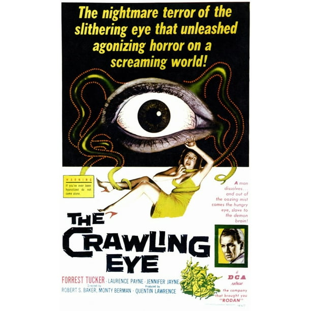 The Crawling Eye (1958) 11x17 Movie Poster - Walmart.com - Walmart.com