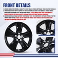 17 inch Hubcaps for 2019-2025 Toyota RAV4 XLE/RAV4 Hybrid XLE, LE Model ...