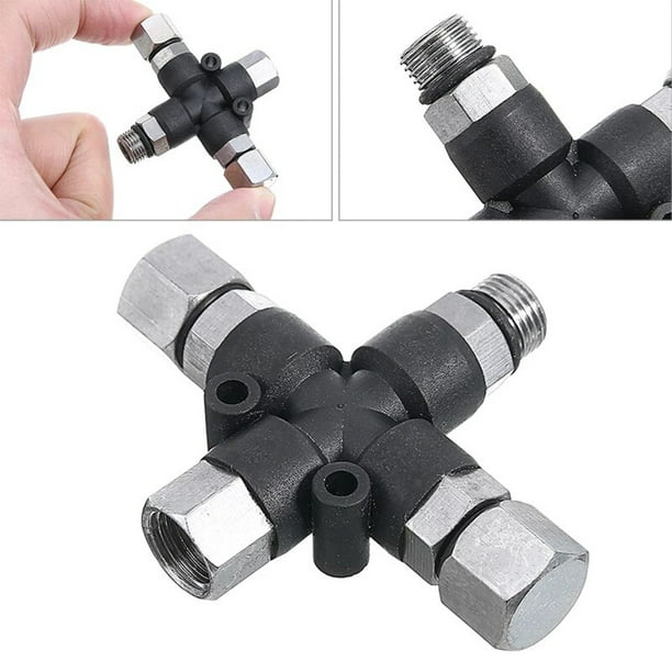 VONKY Airbrush Air Hose Splitter Professional Detachable 3 Way ...