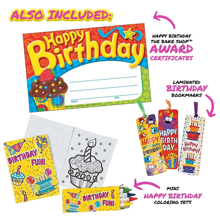 Happy Birthday Coloring Certificate