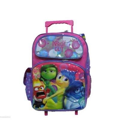 Large Rolling Backpack - Inside Out - Riley's Emotion Pink New 658847 ...