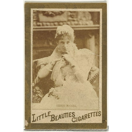 Lizzie McCall, from the Actresses and Celebrities series (N60, Type 1 ...