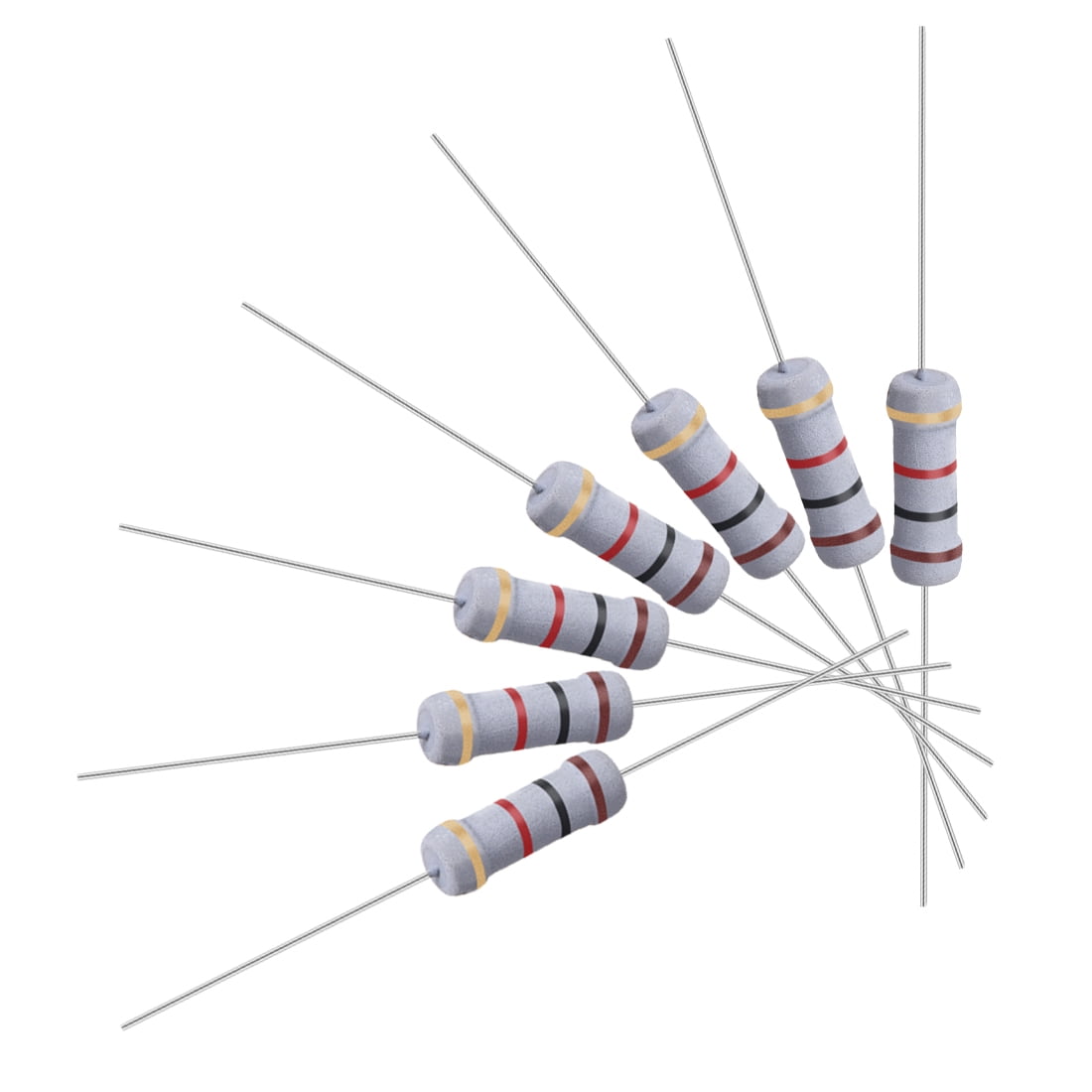 Click here for Unique Bargains 100 Pcs 1w 1 Watt Metal Oxide Film... prices